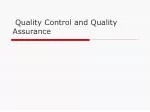 PPT - Quality assurance and Quality control in medical radiography ...