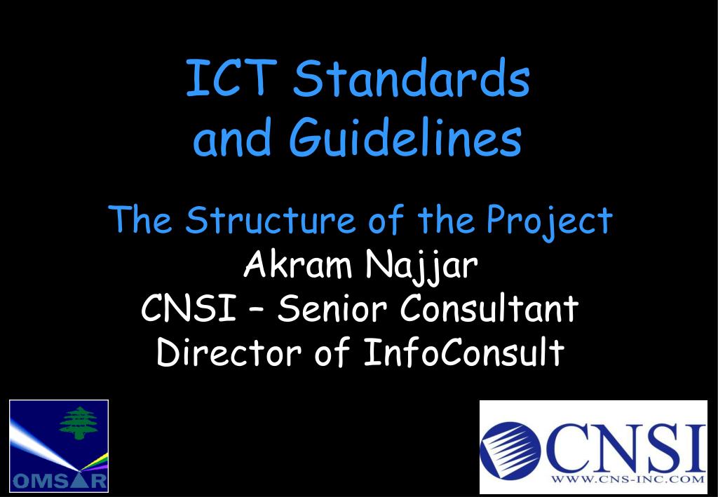 PPT - ICT Standards and Guidelines PowerPoint Presentation, free ...