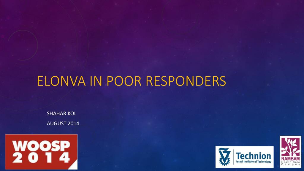 PPT - Elonva in poor responders PowerPoint Presentation, free download ...