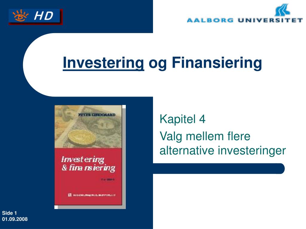 PPT - Investering og Finansiering PowerPoint Presentation, free ...