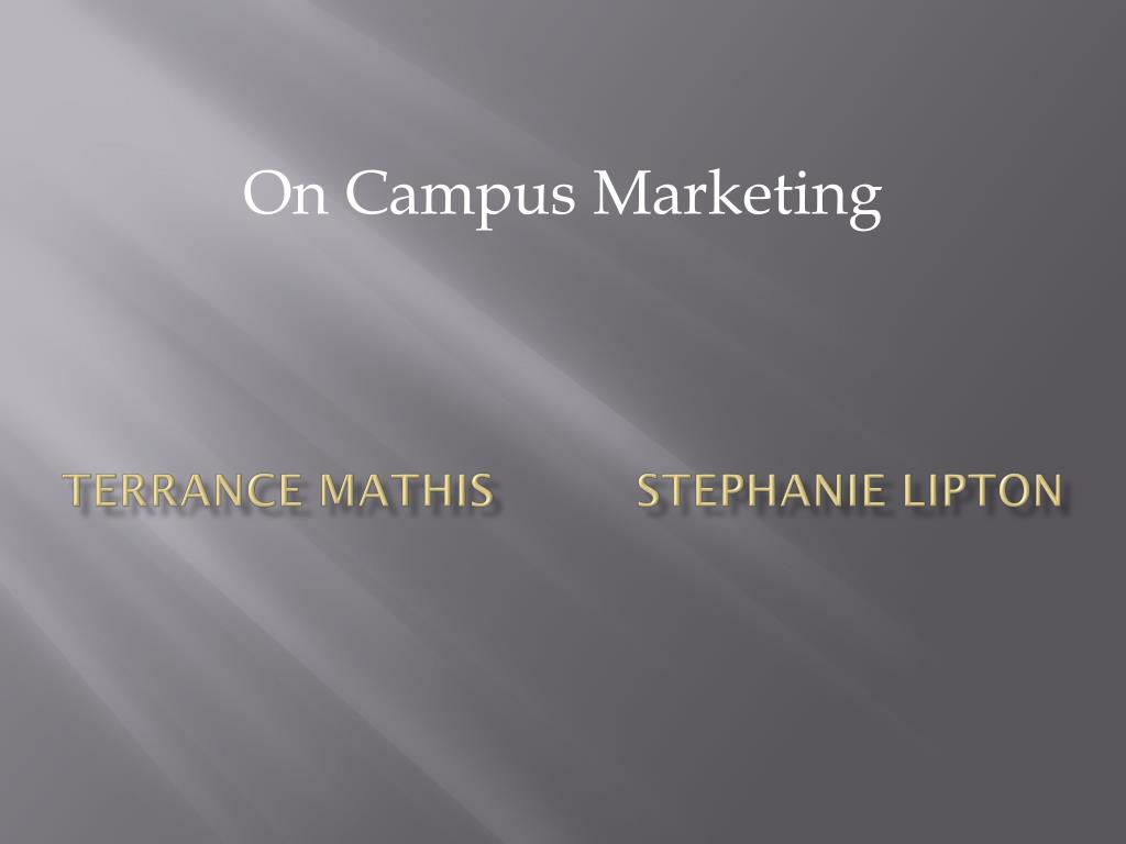 PPT - Terrance Mathis Stephanie Lipton PowerPoint Presentation, free ...