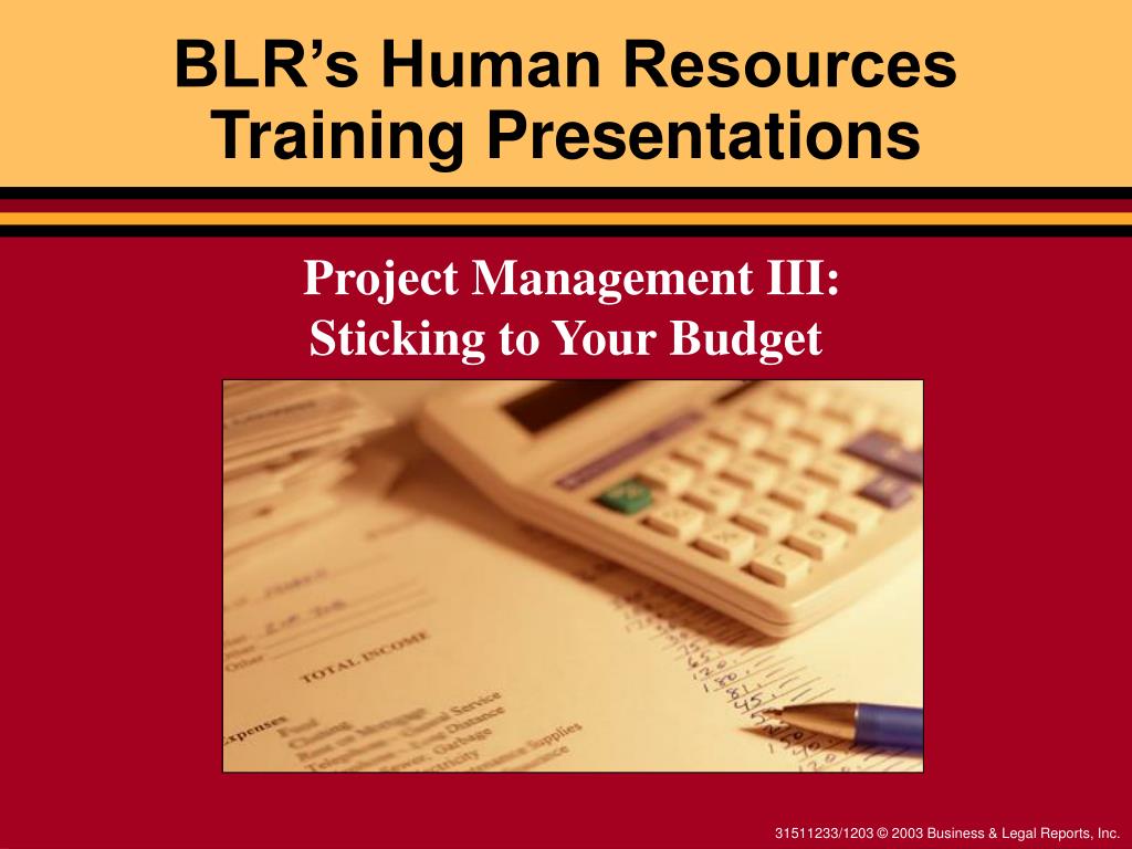 PPT - BLR’s Human Resources Training Presentations PowerPoint ...