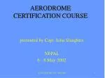 PPT - Aerodrome Training Course PowerPoint Presentation, free download - ID:2154371