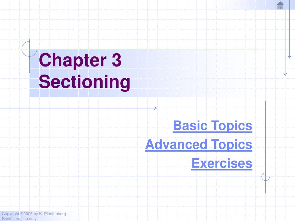 PPT - Chapter 3 Sectioning PowerPoint Presentation, free download - ID ...