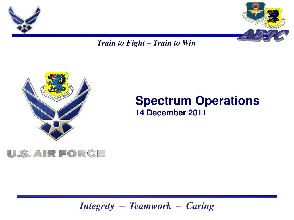 PPT - Spectrum Operations 14 December 2011 PowerPoint Presentation ...