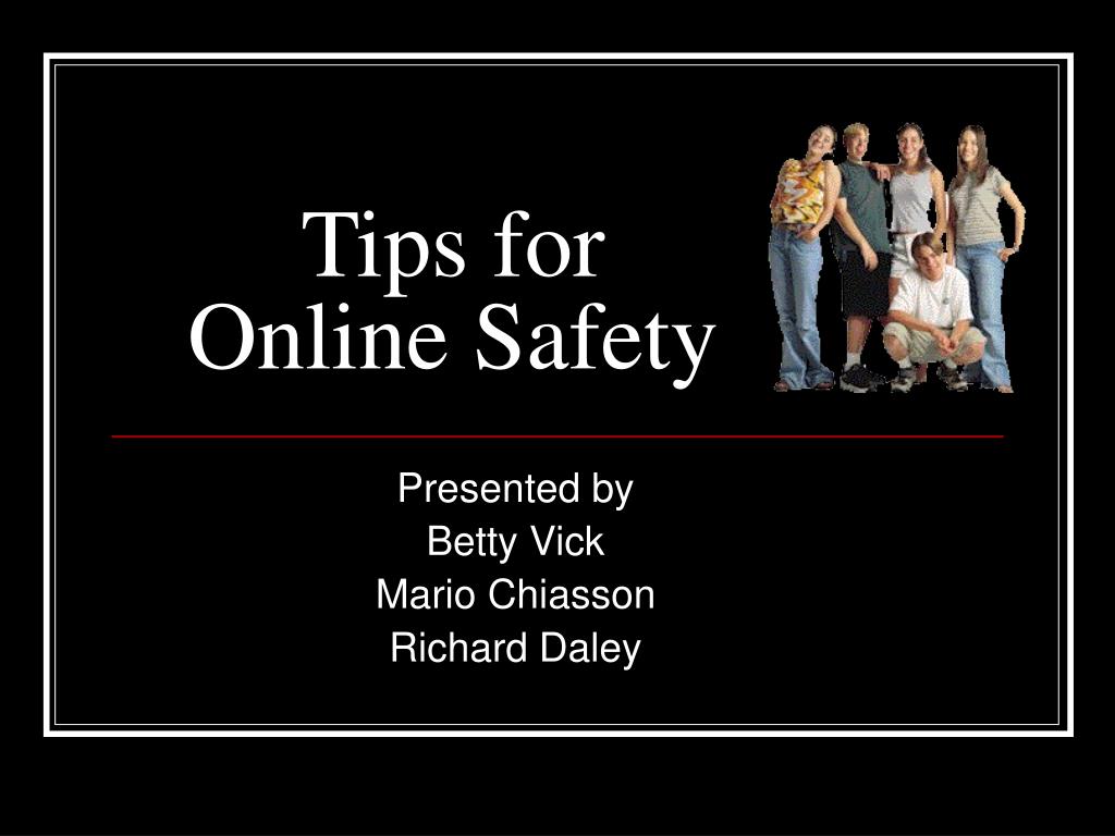 PPT - Tips for Online Safety PowerPoint Presentation, free download ...