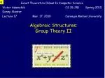 PPT - Chapter 4 Algebraic Structures PowerPoint Presentation, free ...