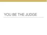 PPT - You be the Judge . . . PowerPoint Presentation, free download ...