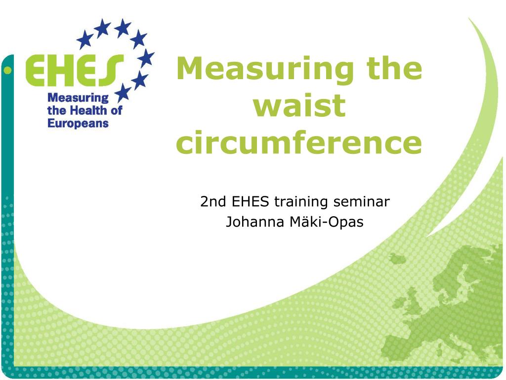 PPT - Measuring the waist circumference PowerPoint Presentation, free ...