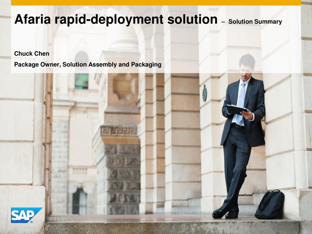 PPT - Afaria rapid-deployment solution – Solution Summary PowerPoint ...