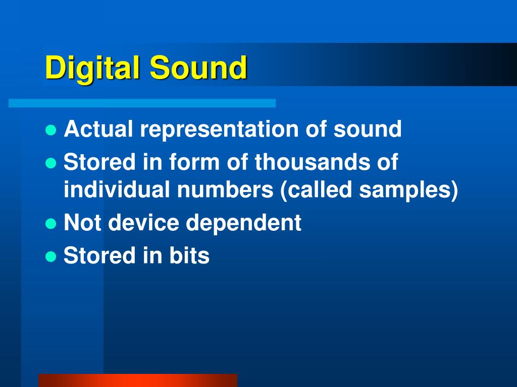PPT - Digital Sound PowerPoint Presentation, free download - ID:5562863