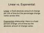 PPT - Linear, Quadratic, and Exponential Models PowerPoint Presentation ...