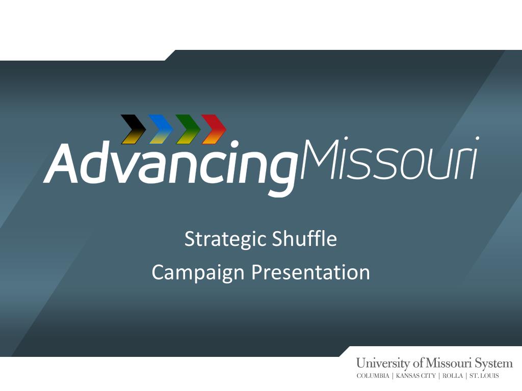 PPT - Strategic Shuffle Campaign Presentation PowerPoint Presentation ...