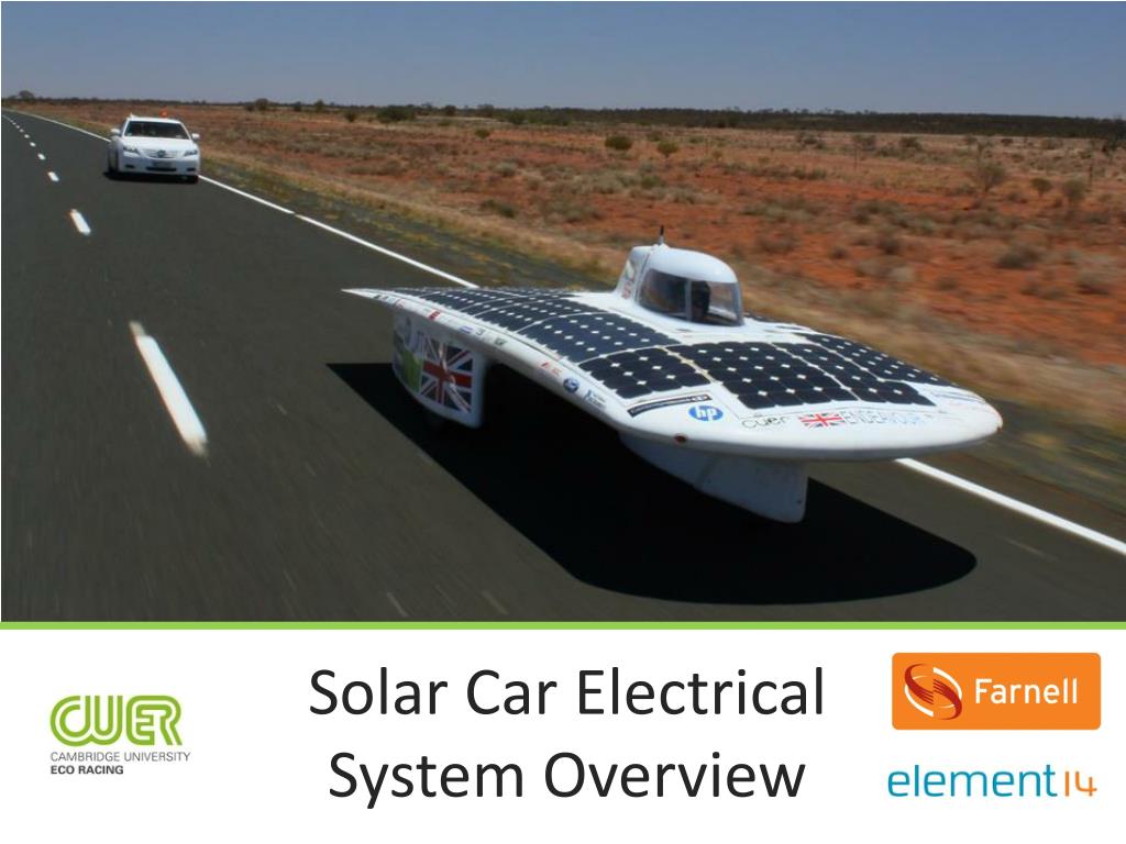 PPT - Solar Car Electrical System Overview PowerPoint Presentation ...