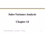 PPT - Cost Allocation, Customer- Profitability Analysis, and Sales ...