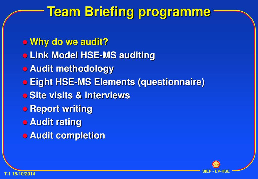 PPT - Team Briefing programme PowerPoint Presentation, free download ...