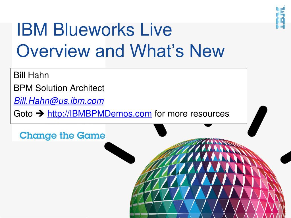 PPT - IBM Blueworks Live Overview and What’s New PowerPoint ...