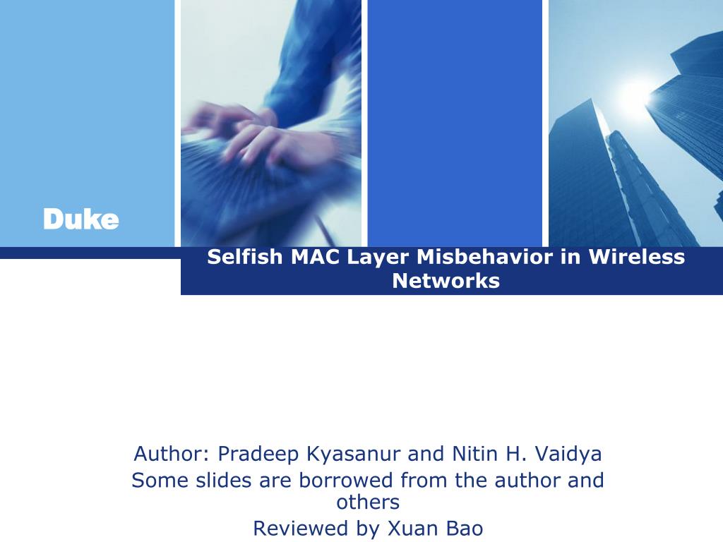 PPT - Selfish MAC Layer Misbehavior in Wireless Networks PowerPoint Presentation - ID:5573123