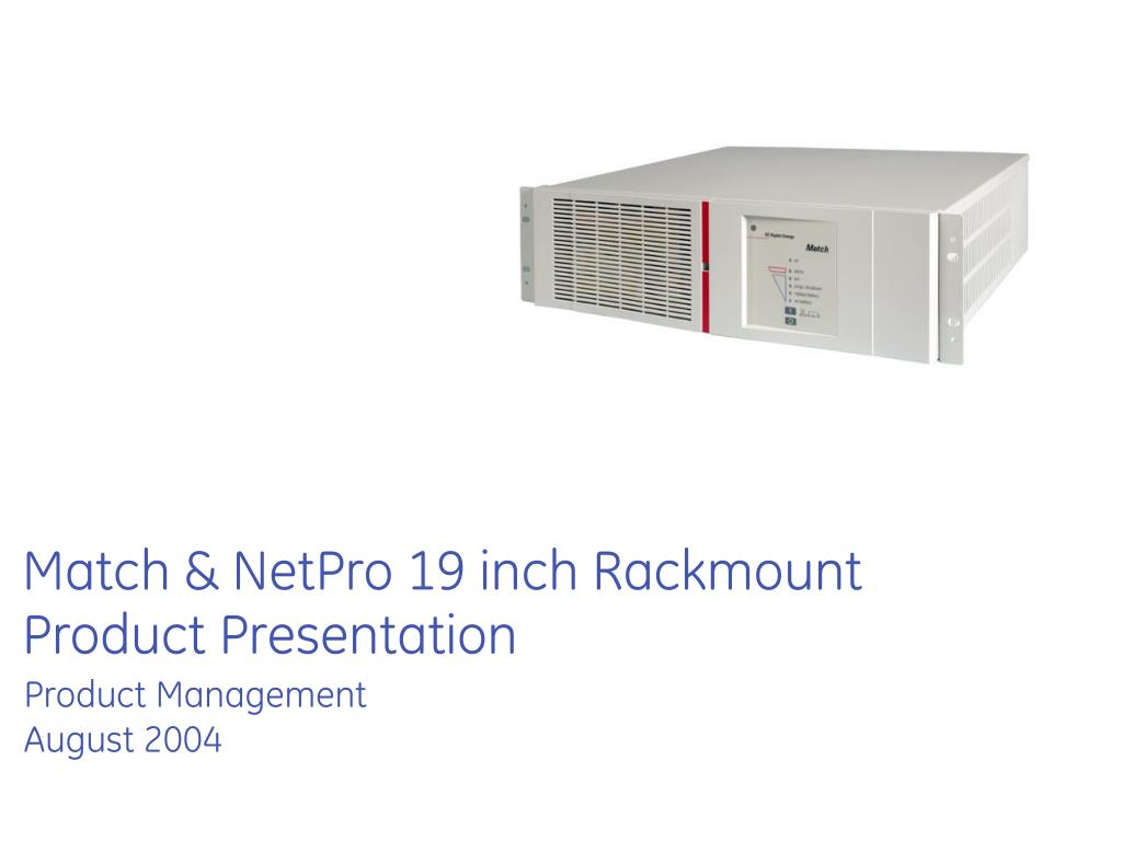PPT - Match & NetPro 19 inch Rackmount Product Presentation PowerPoint ...