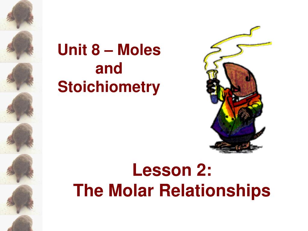 PPT - Lesson 2: The Molar Relationships PowerPoint Presentation, free ...