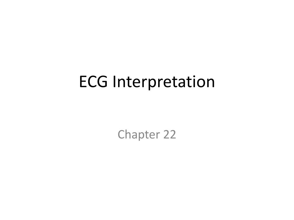 Ppt Ecg Interpretation Powerpoint Presentation Free Download Id 5576062