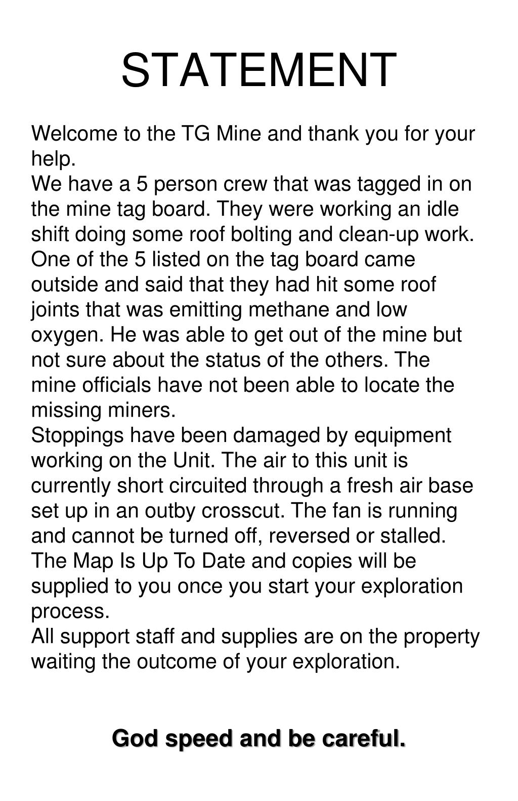 PPT - STATEMENT PowerPoint Presentation, free download - ID:5576103