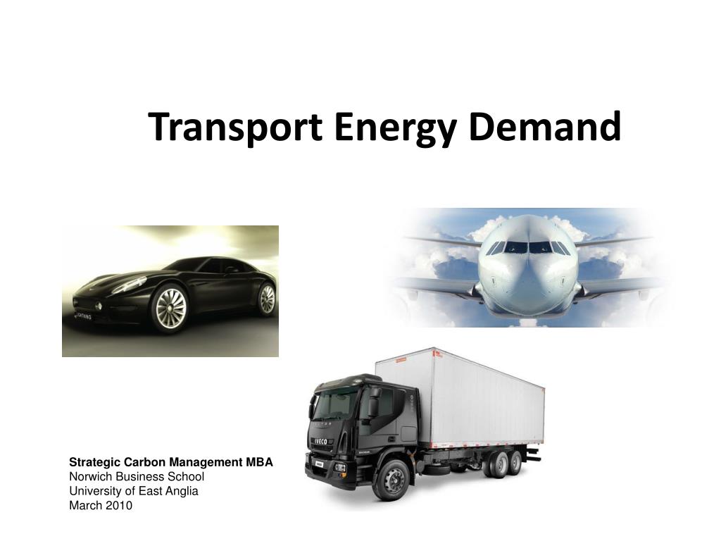 PPT - Transport Energy Demand PowerPoint Presentation, free download ...