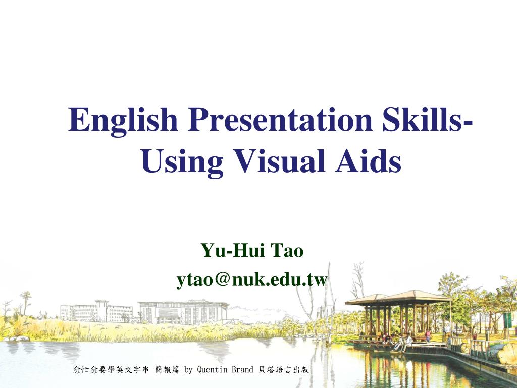 PPT - English Presentation Skills- Using Visual Aids PowerPoint ...