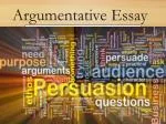 PPT - Writing a one-sided argumentative essay PowerPoint Presentation ...