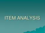 PPT - ITEM ANALYSIS PowerPoint Presentation, free download - ID:3499948