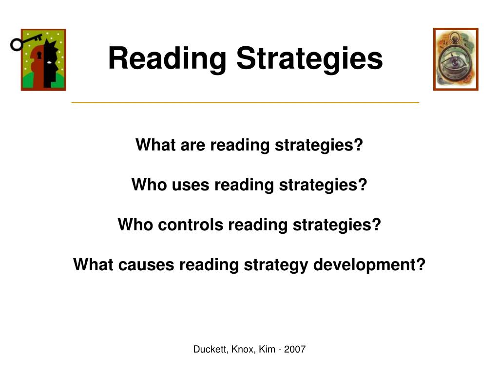 PPT - Reading Strategies ...
