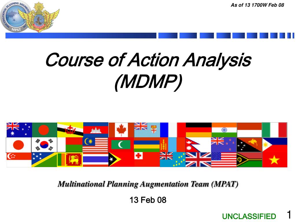 PPT - Course of Action Analysis (MDMP) PowerPoint Presentation, free ...