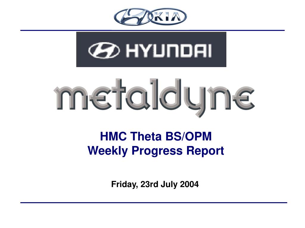 PPT - HMC Theta BS/OPM Weekly Progress Report PowerPoint Presentation ...