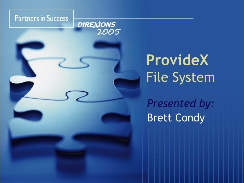 PPT - ProvideX File System PowerPoint Presentation, free download - ID ...