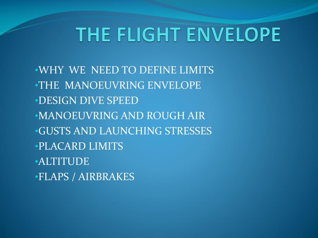 PPT - THE FLIGHT ENVELOPE PowerPoint Presentation, free download - ID ...