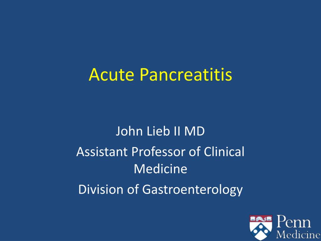PPT - Acute Pancreatitis PowerPoint Presentation, free download - ID ...