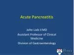 PPT - Acute Necrotizing Pancreatitis PowerPoint Presentation, free ...