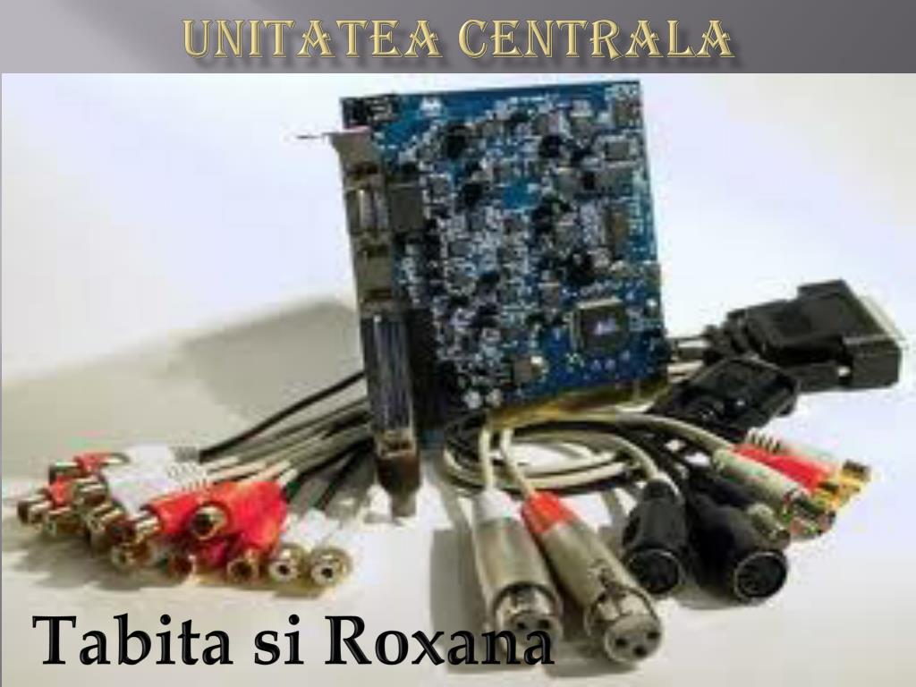 PPT - Unitatea centrala PowerPoint Presentation, free download - ID:5591062