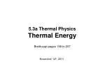 PPT - Thermal Physics PowerPoint Presentation, free download - ID:9653258