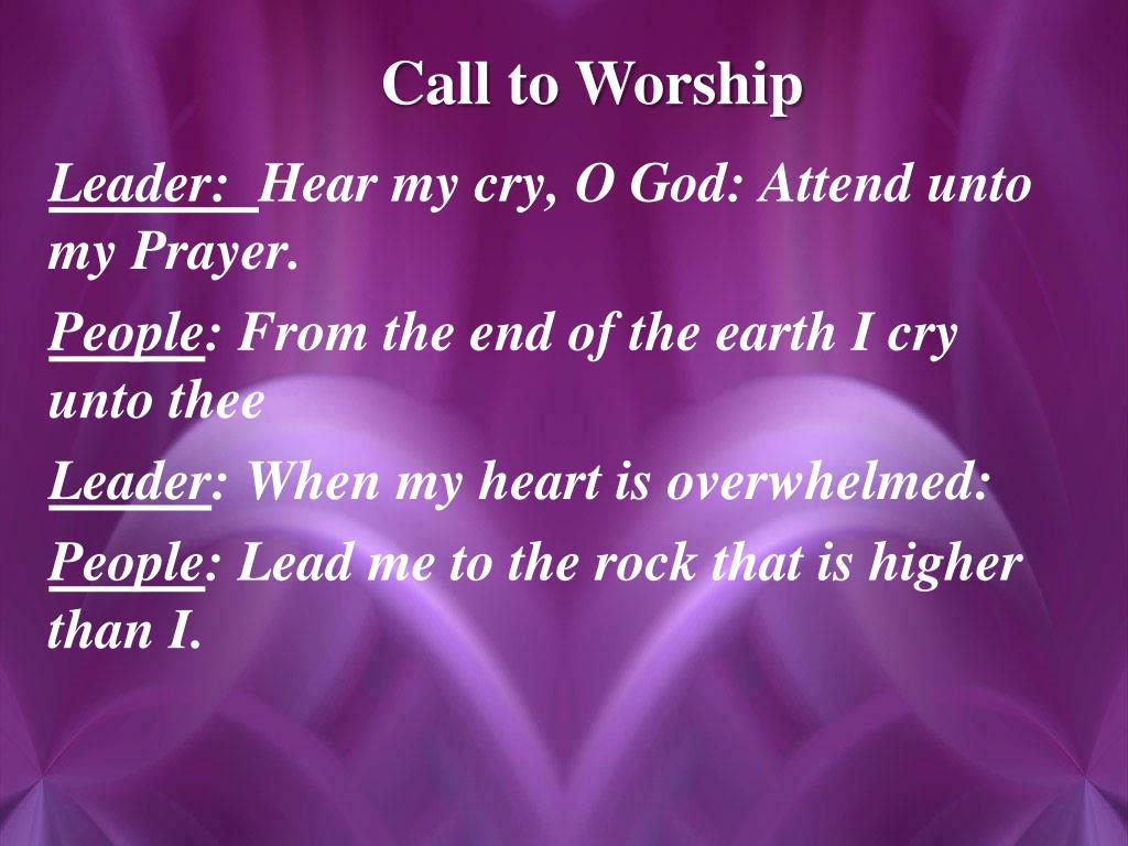 PPT - Call to Worship PowerPoint Presentation, free download - ID:5593322