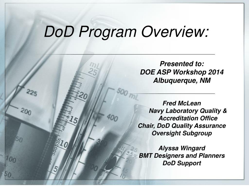 PPT - DoD Program Overview: PowerPoint Presentation, free download - ID ...