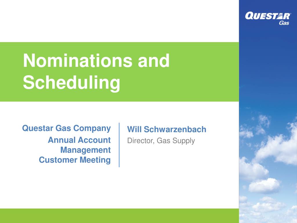PPT - Nominations and Scheduling PowerPoint Presentation, free download ...