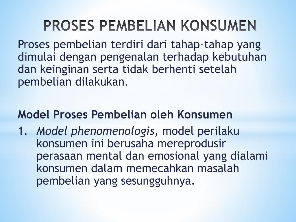 PPT - PROSES PEMBELIAN KONSUMEN PowerPoint Presentation, free download ...