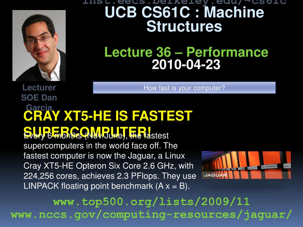 PPT - Cray xt5-he is fastest supercomputer! PowerPoint Presentation ...