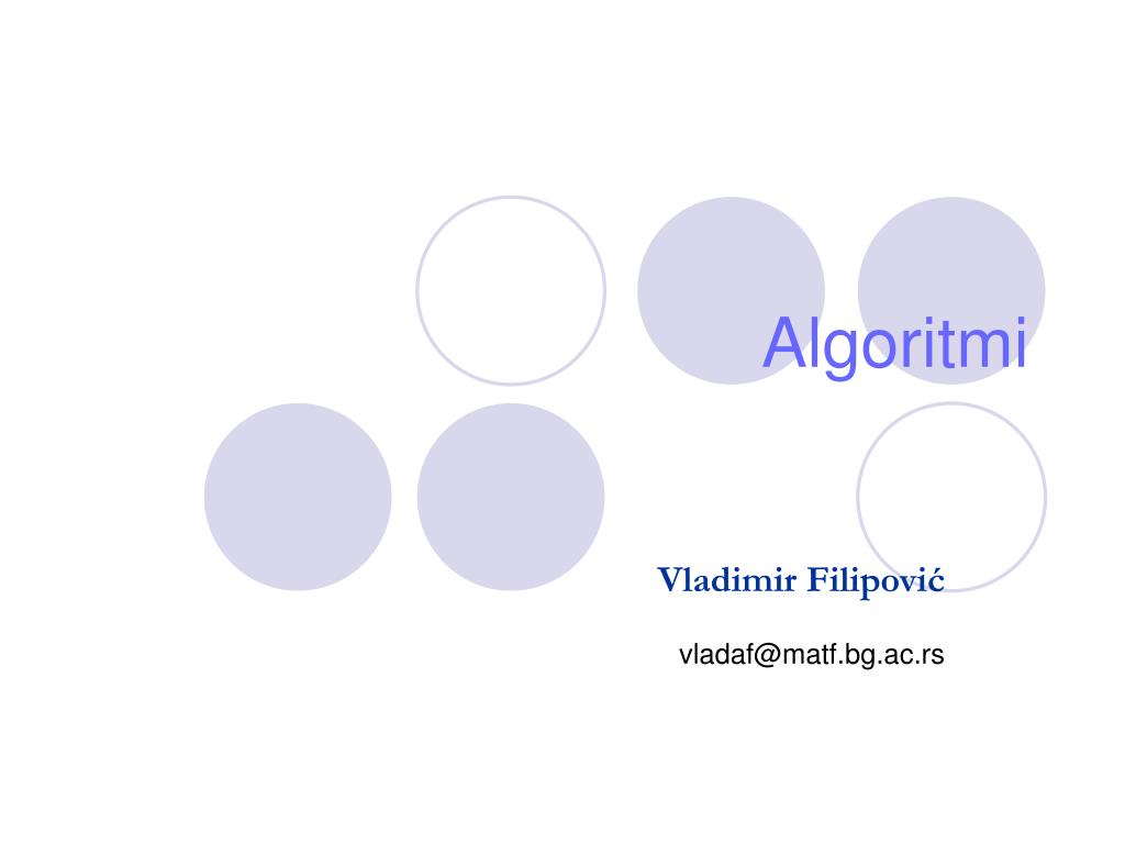 PPT - Algoritmi PowerPoint Presentation, free download - ID:5600422