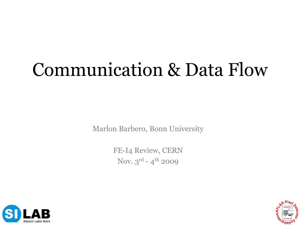 PPT - Communication & Data Flow PowerPoint Presentation, free download ...