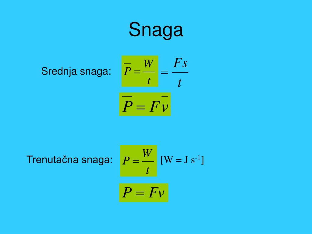 PPT - Snaga PowerPoint Presentation, free download - ID:5604062