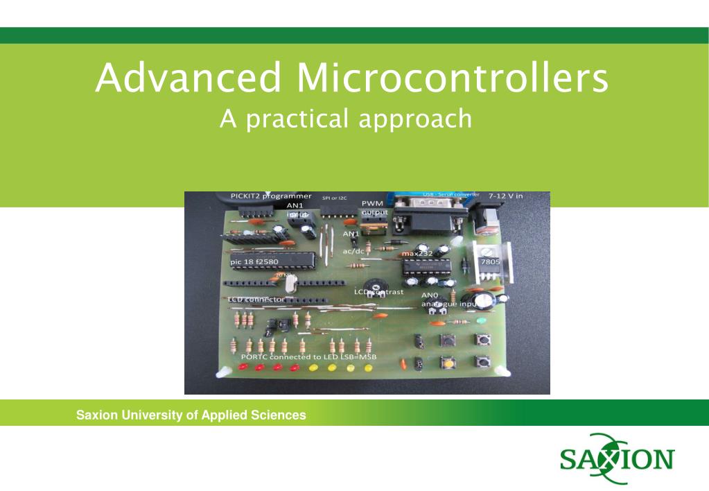 PPT - Advanced Microcontrollers A practical approach PowerPoint ...
