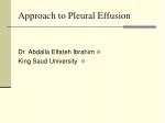 PPT - Clinical Approach to PLEURAL EFFUSIONS PowerPoint Presentation ...