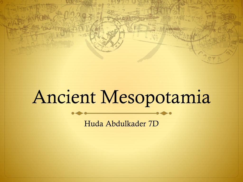 PPT - Social Structure and Culture of Ancient Mesopotamia PowerPoint ...